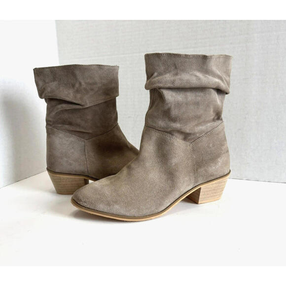 Matisse | Shoes | Matisse Sutton Womens Tan Suede Leather Slouch Ankle ...